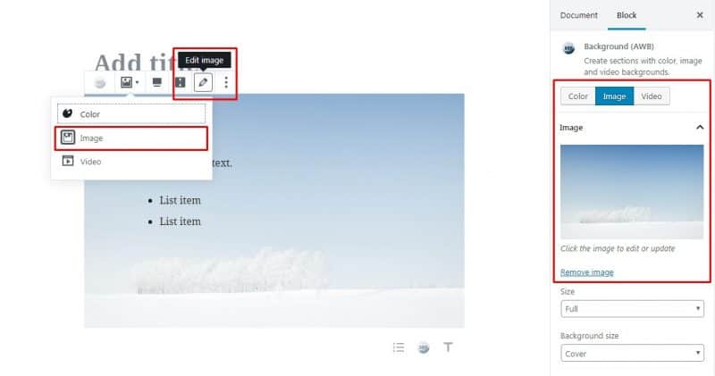 Image – Advanced WordPress Backgrounds